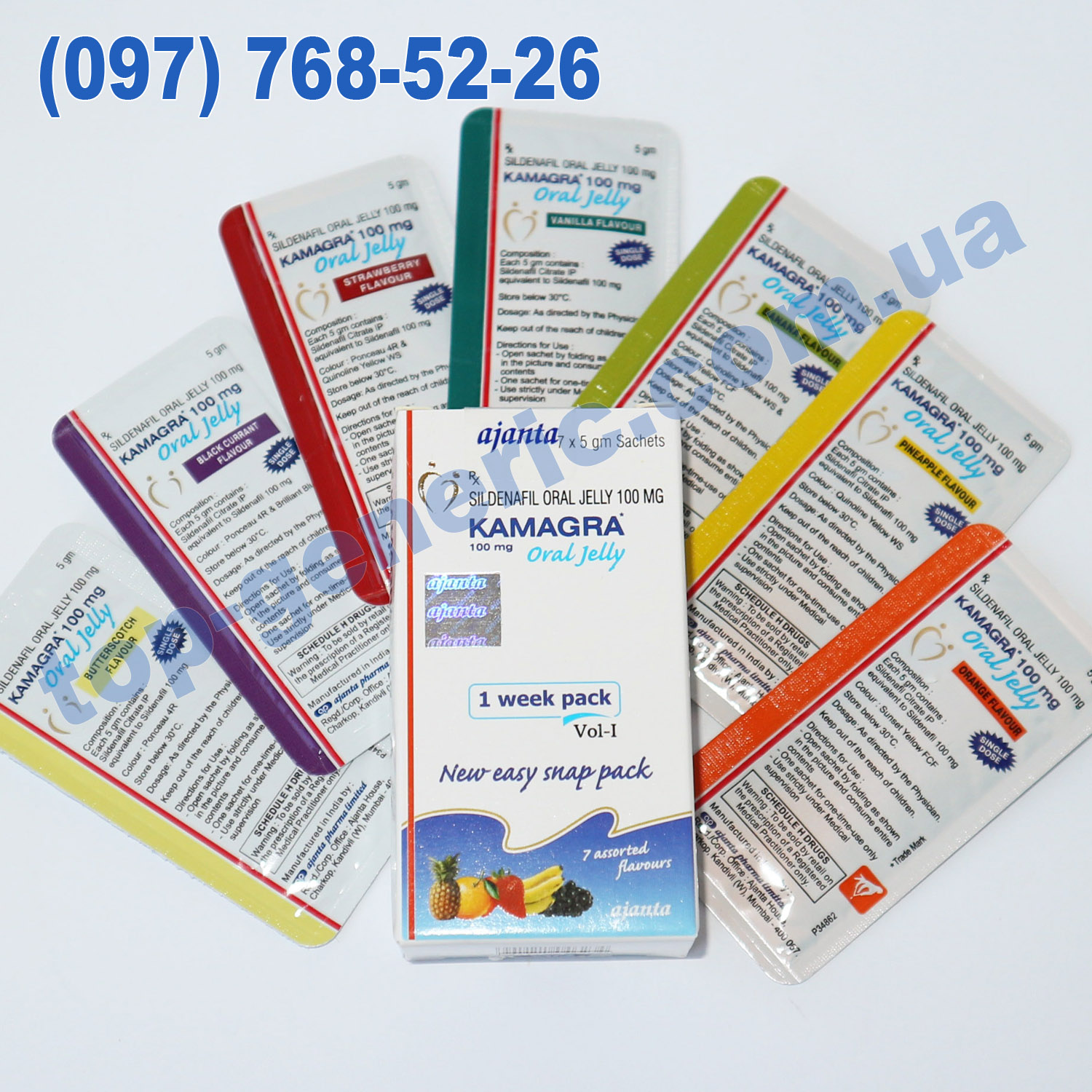 Купить Kamagra Oral Jelly - Виара в виде фруктового желе(геля ...